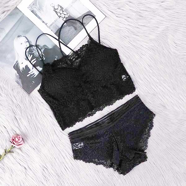Full lace cute and fresh bra panty set - LadyCare Bangladesh